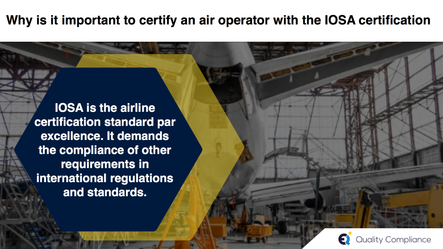 → How to certify an air operator for the IOSA